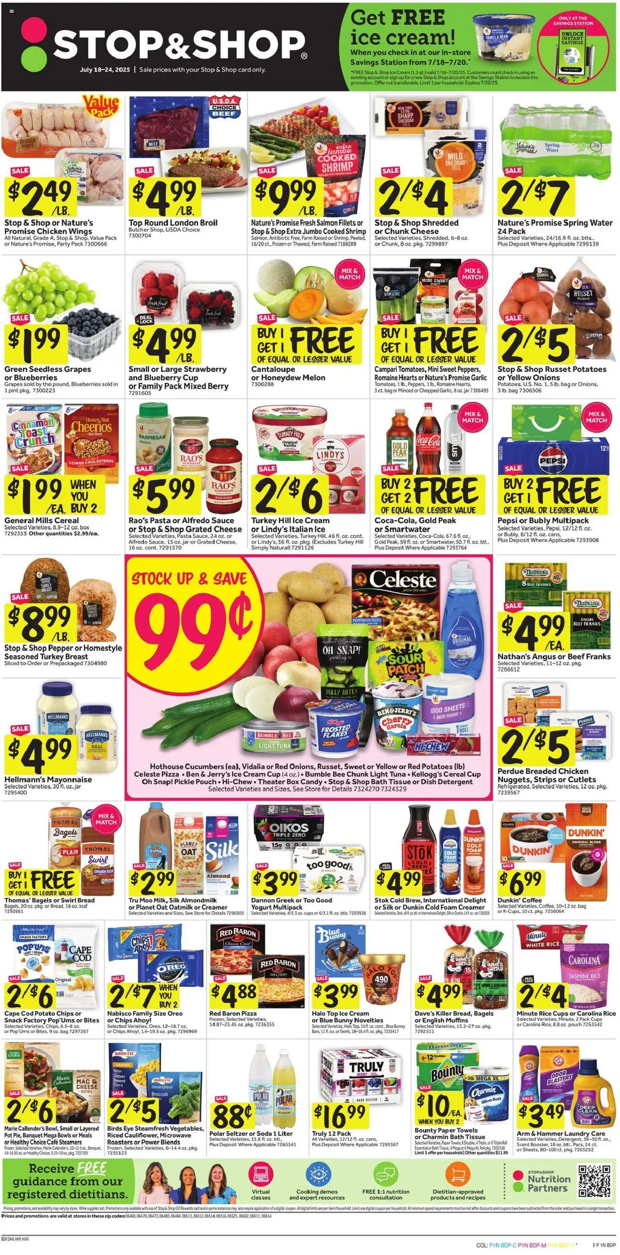 Stop & Shop Weekly Circular - CT from 07/18/2025 - Flyer, Sale