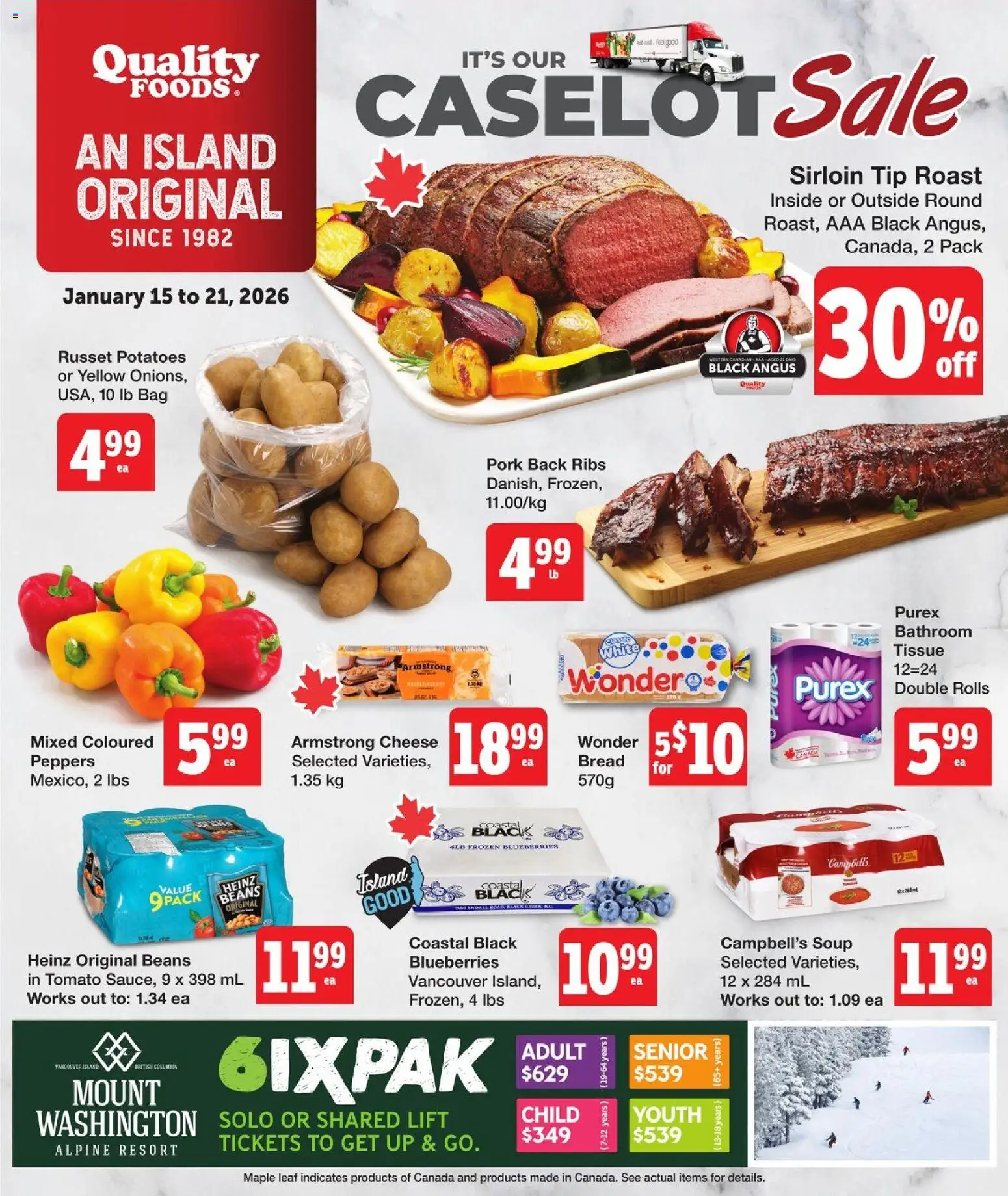 Quality Foods weekly flyer / circulaire from Jan 15, 2026 ⇒ Online deals
