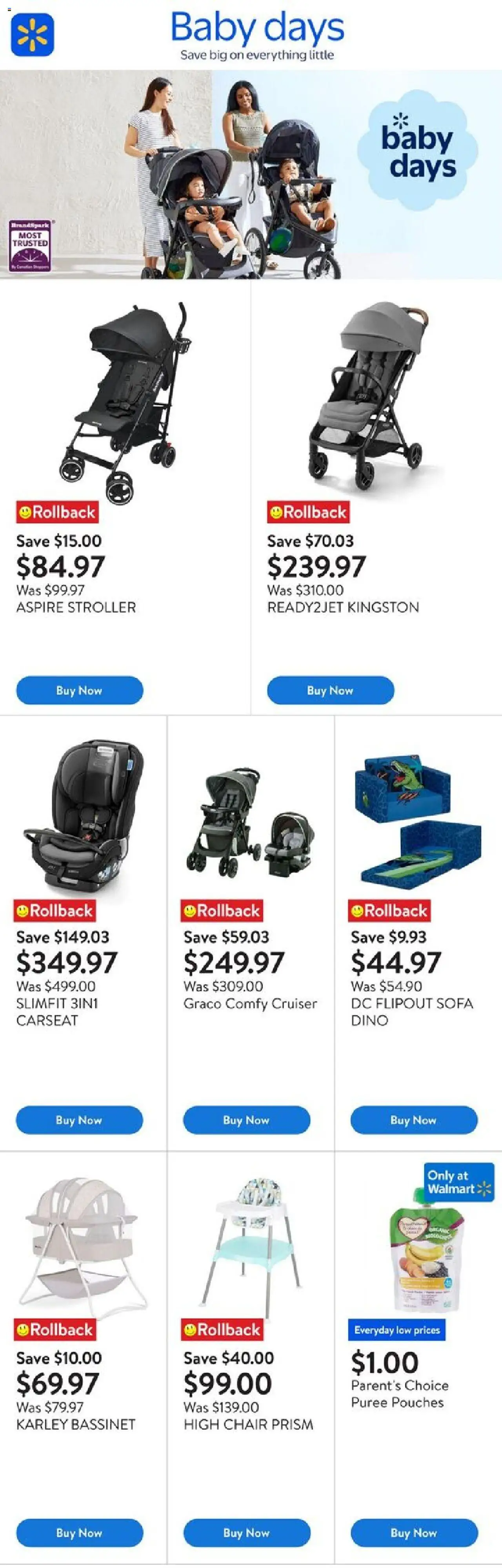 Walmart - Baby Days from Sep 25, 2025 ⇒ Online deals